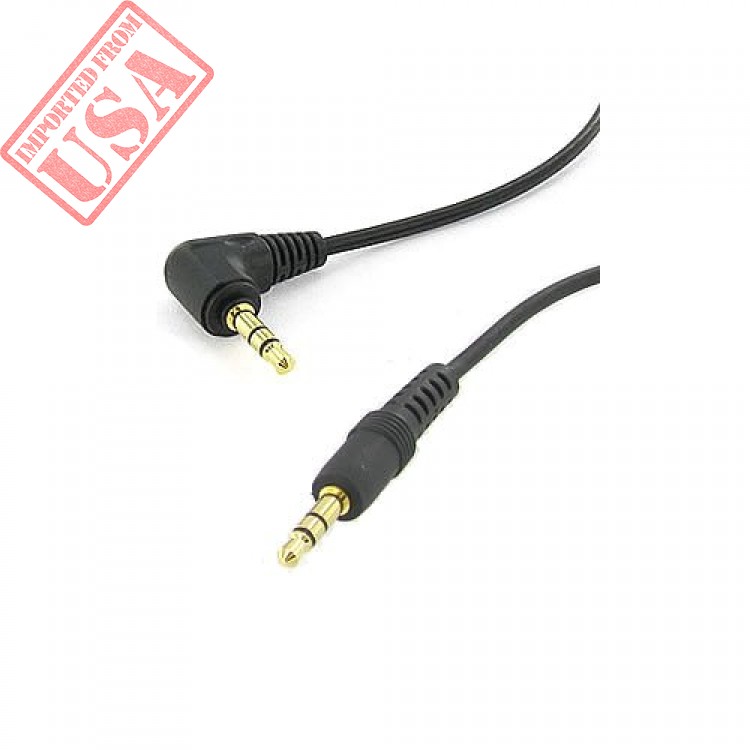 6 inch 3.5mm male right angle to 3.5mm male gold stereo audio cable ... 6 inch 3.5mm male right angle to 3.5mm male gold stereo audio cable ...